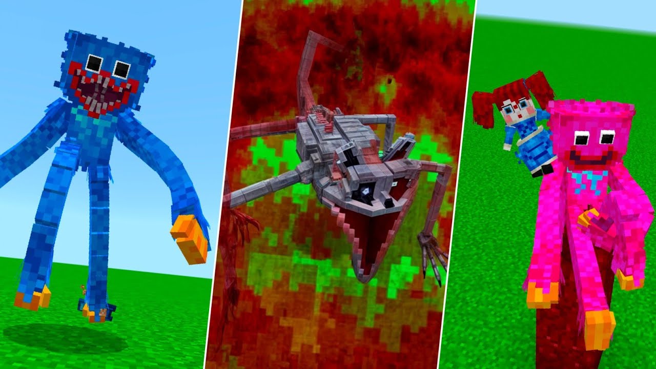 Poppy Playtime Chapter 3 Mod Minecraft PE - YouTube