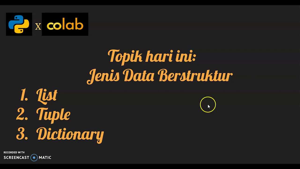 Asas Python & Google Colaboratory - episode 4 - YouTube