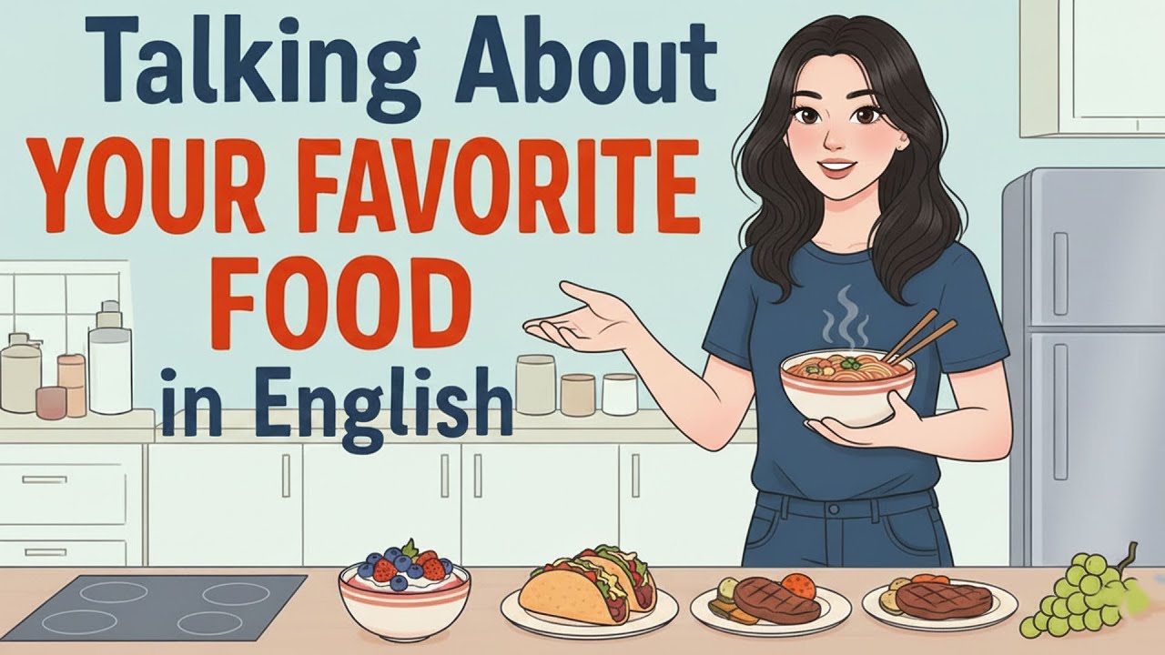 Talking About Your Favorite Food in English | Easy English Conversation ...