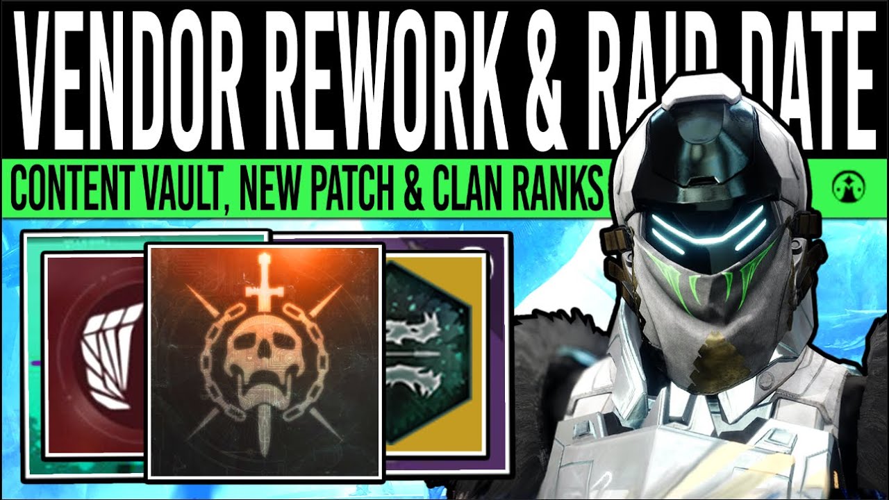 Destiny 2: VENDOR REWORK & NEW RAID DATE! Hawthorne RANKS, Content ...