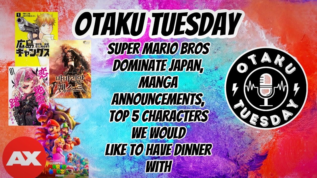 Otaku Tuesday: Super Mario Bros rules, Manga Announcements , Top 5 ...