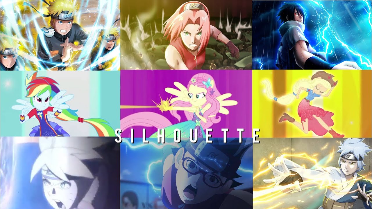 Naruto X Boruto X My Little Pony [PMV] Silhouette (Cover By Raon Lee ...