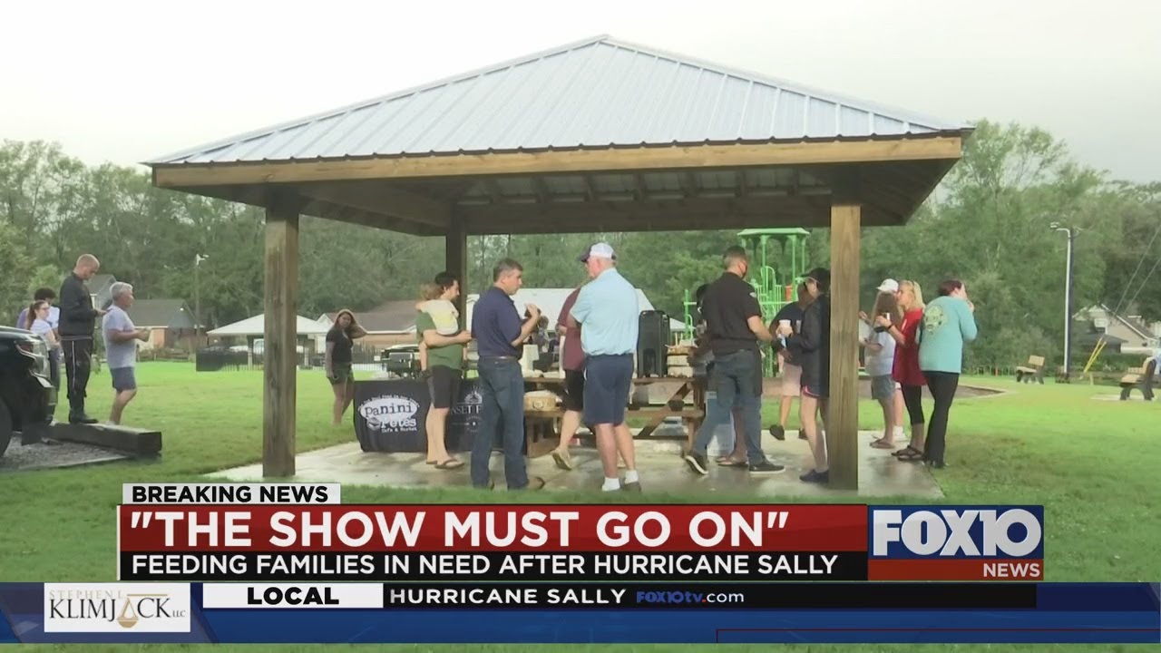 Feeding families in need after Hurricane Sally - YouTube