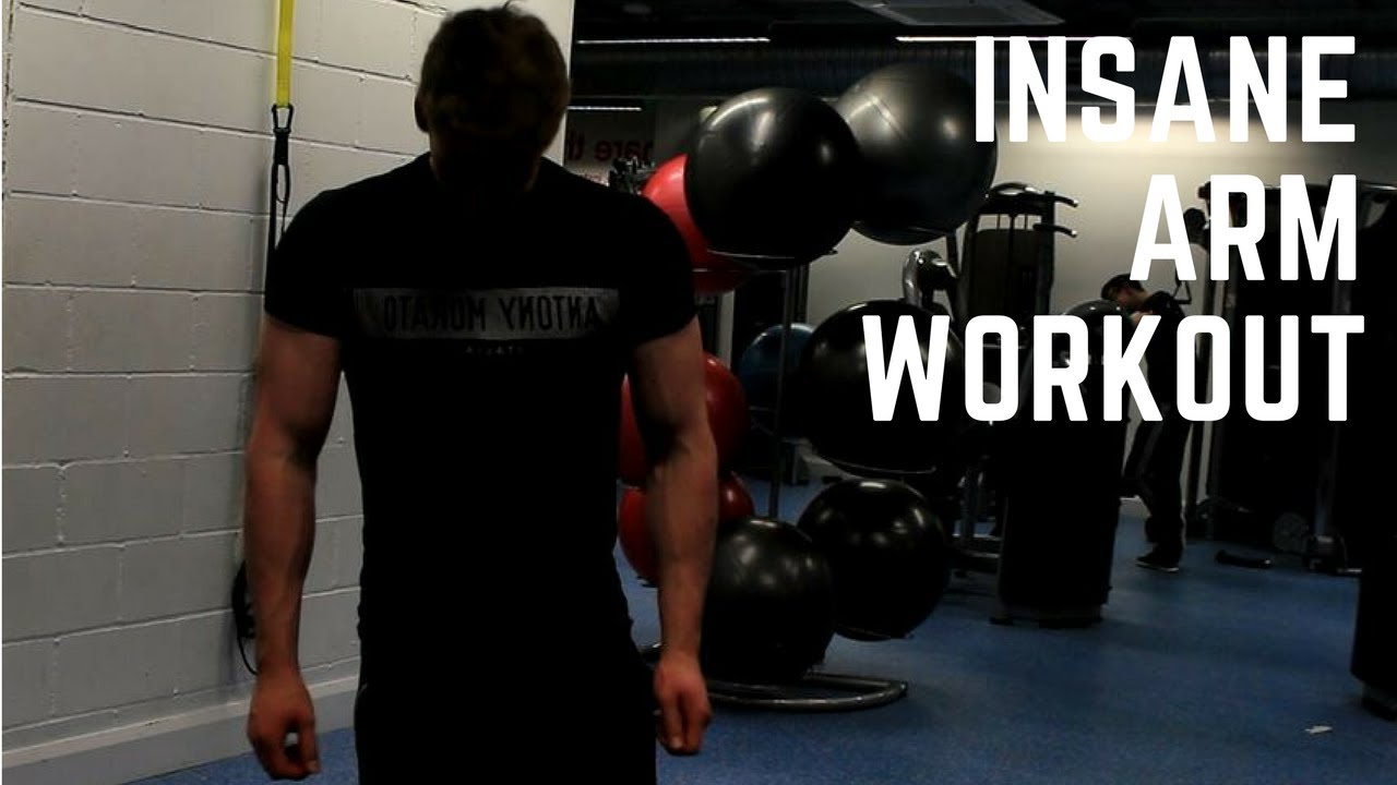 Insane Arm Workout with Physique Bodybuilder Luke Harris - YouTube