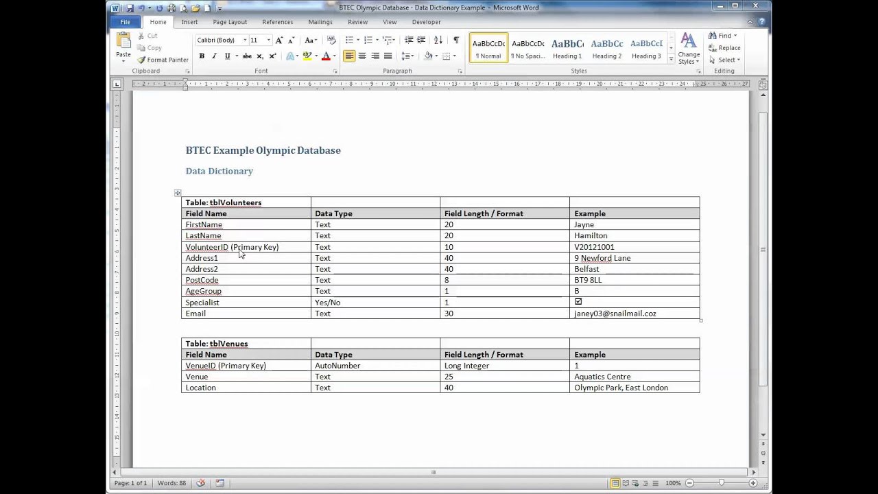 1a What is a data dictionary - YouTube