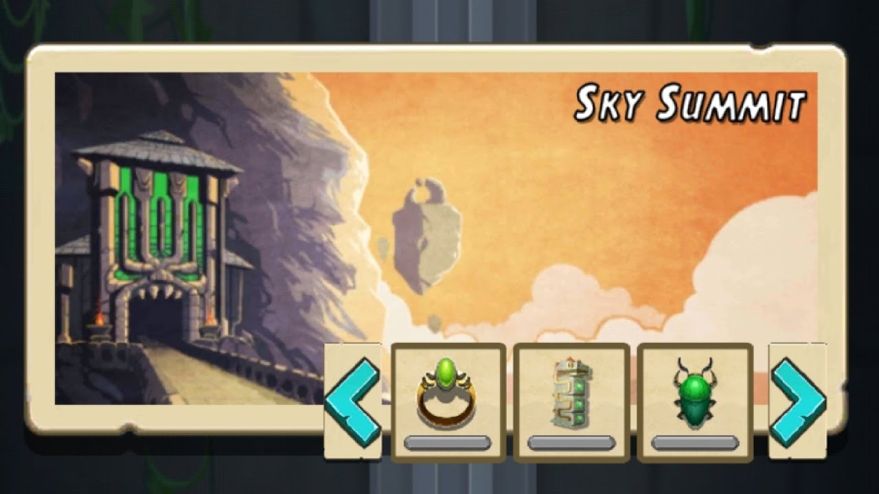 Temple Run 2. Play map. Sky Summit. - YouTube