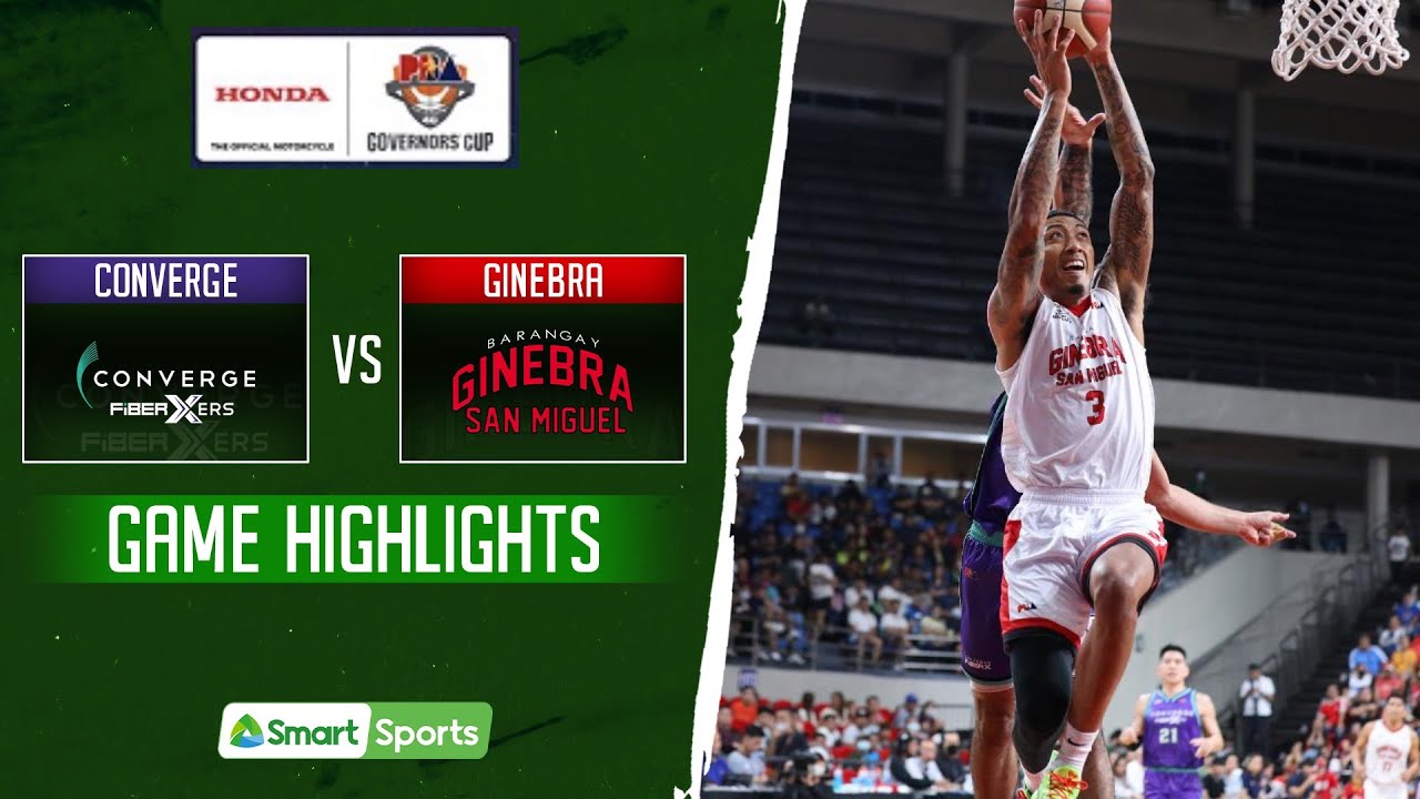 GINEBRA def CONVERGE | Honda Season 47 PBA Governors' Cup - YouTube