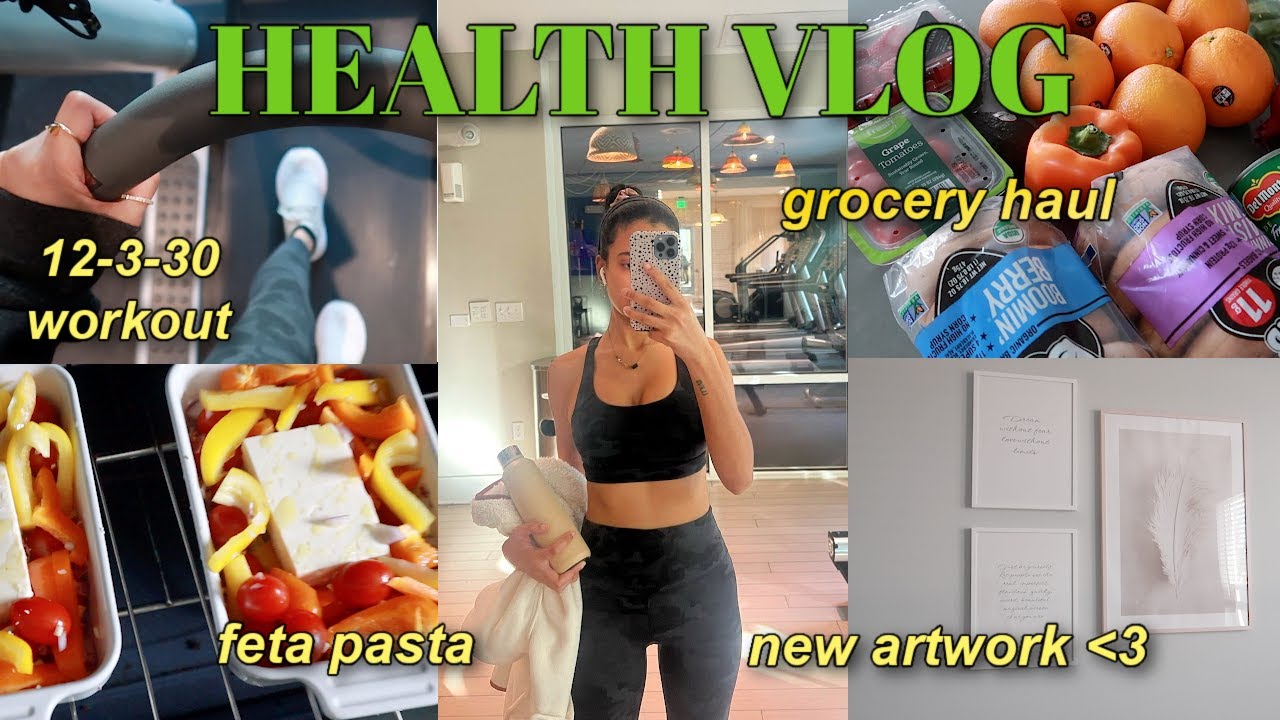 HEALTH VLOG 2022: trying to feel motivated again, working out, grocery ...