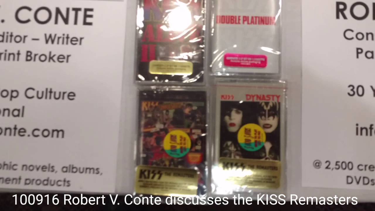 Robert V. Conte discussing The KISS Remasters - YouTube