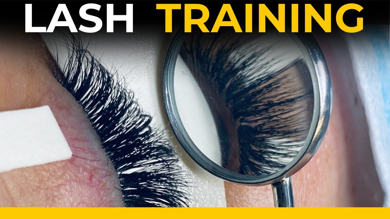 Beginners Lashing Guide Eyelash Extensions - YouTube