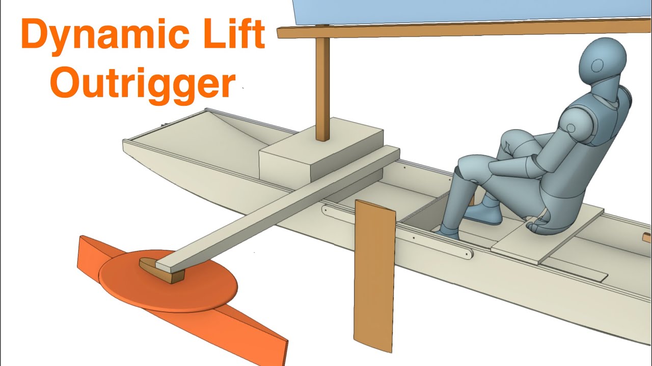 Making a Hybrid Outrigger combining buoyancy and dynamic lift - YouTube