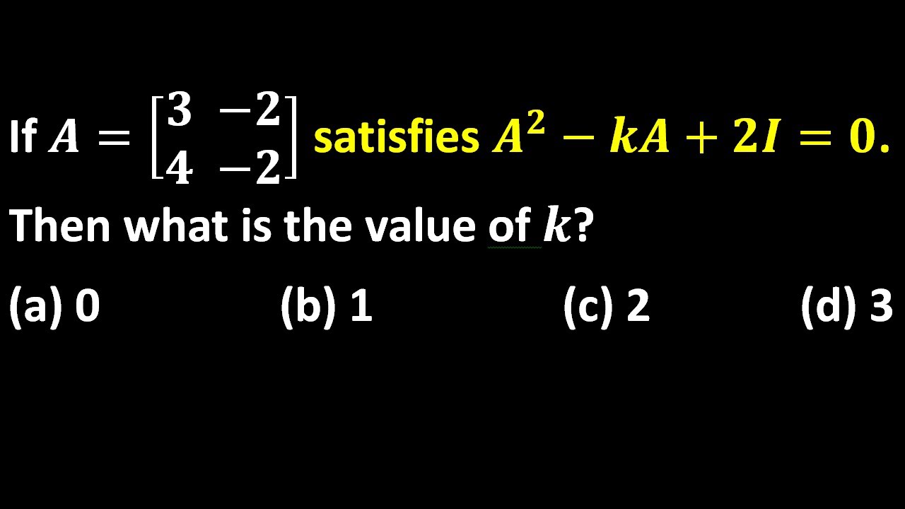 characteristic equation of matrix linear algebra engineering ...