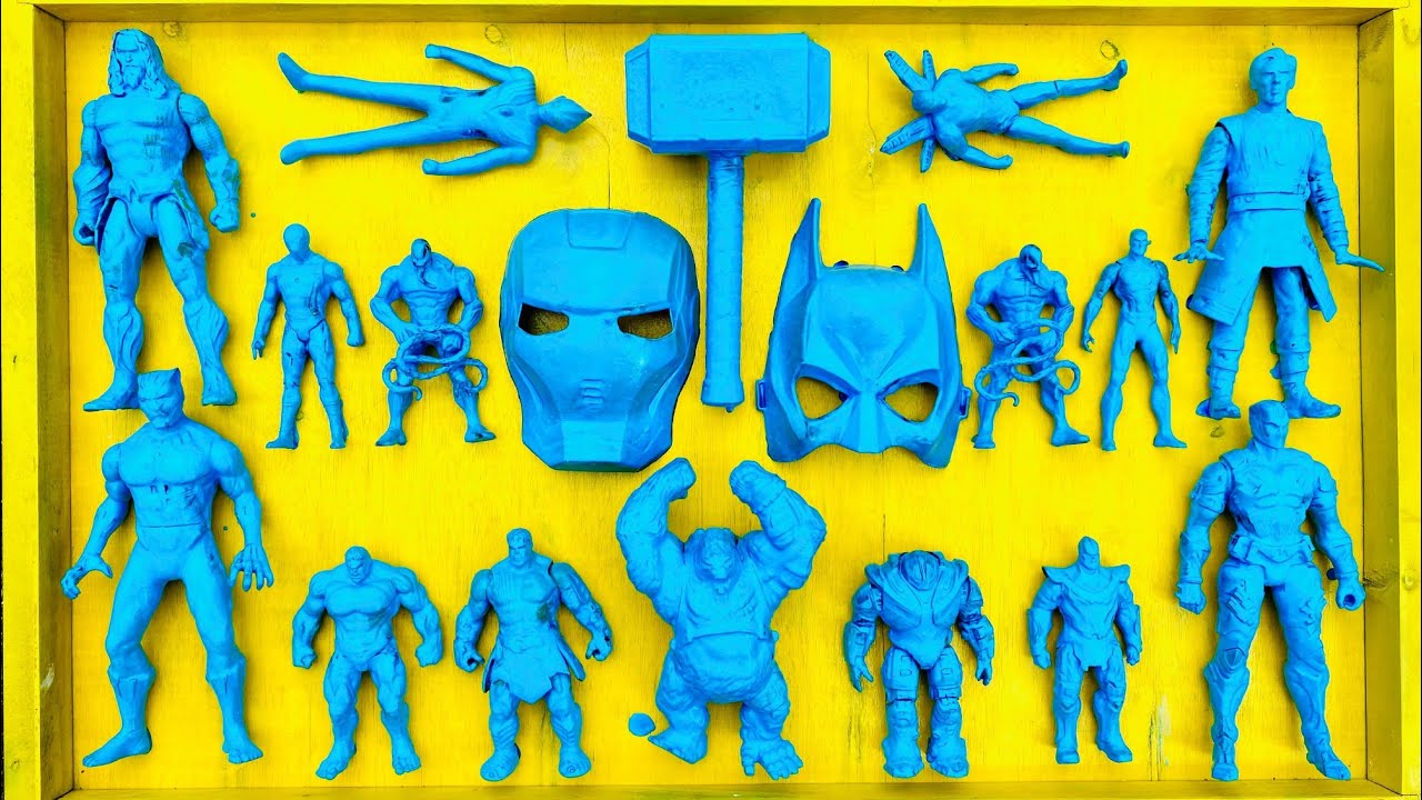 AVENGERS SUPERHERO STORY, IRONMAN, BATMAN, THOR HAMMER, VENOM - YouTube