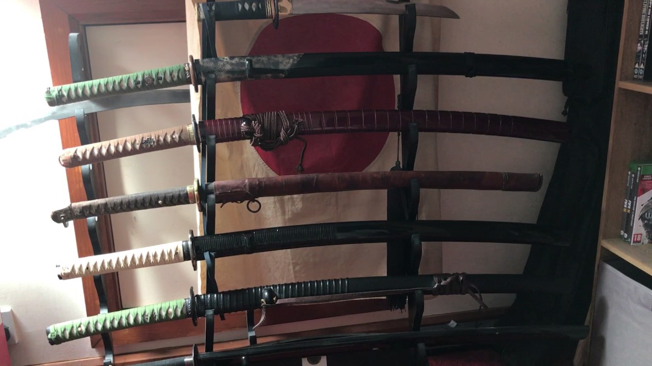 My Sword collection (Production Katana). - YouTube