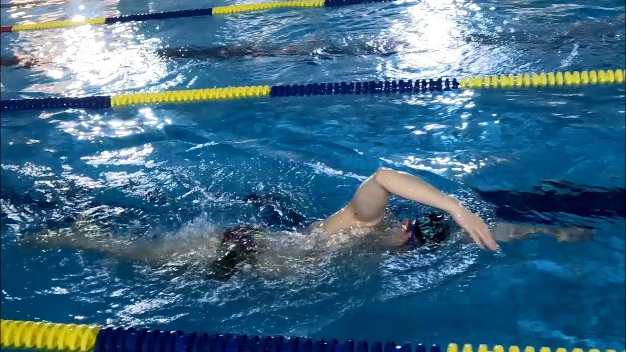 장거리 수영 자유형 하이엘보 리커버리 & 2비트킥 freestyle swimming Arm Recovery(high elbow ...