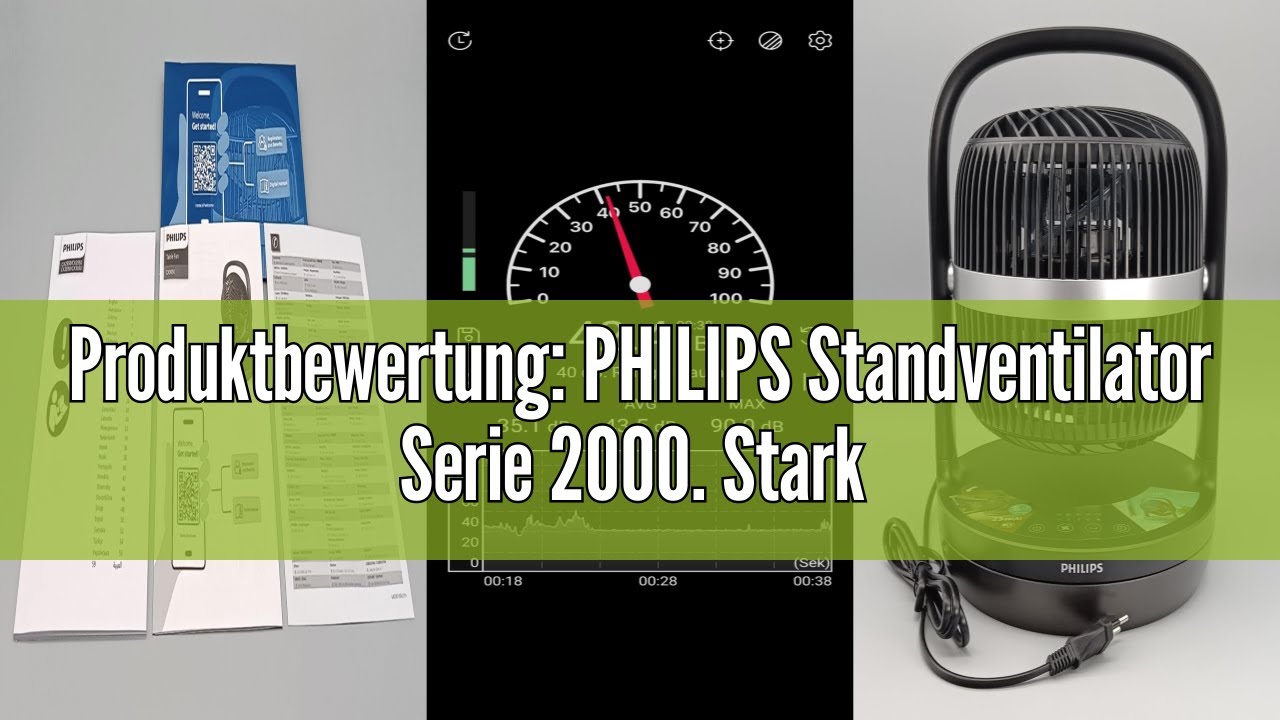 Produktbewertung: PHILIPS Standventilator Serie 2000. Stark ...