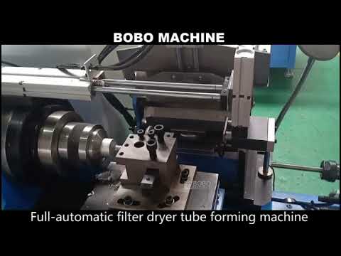 Full automatic filter dryer tube end spinning machine with direction ...