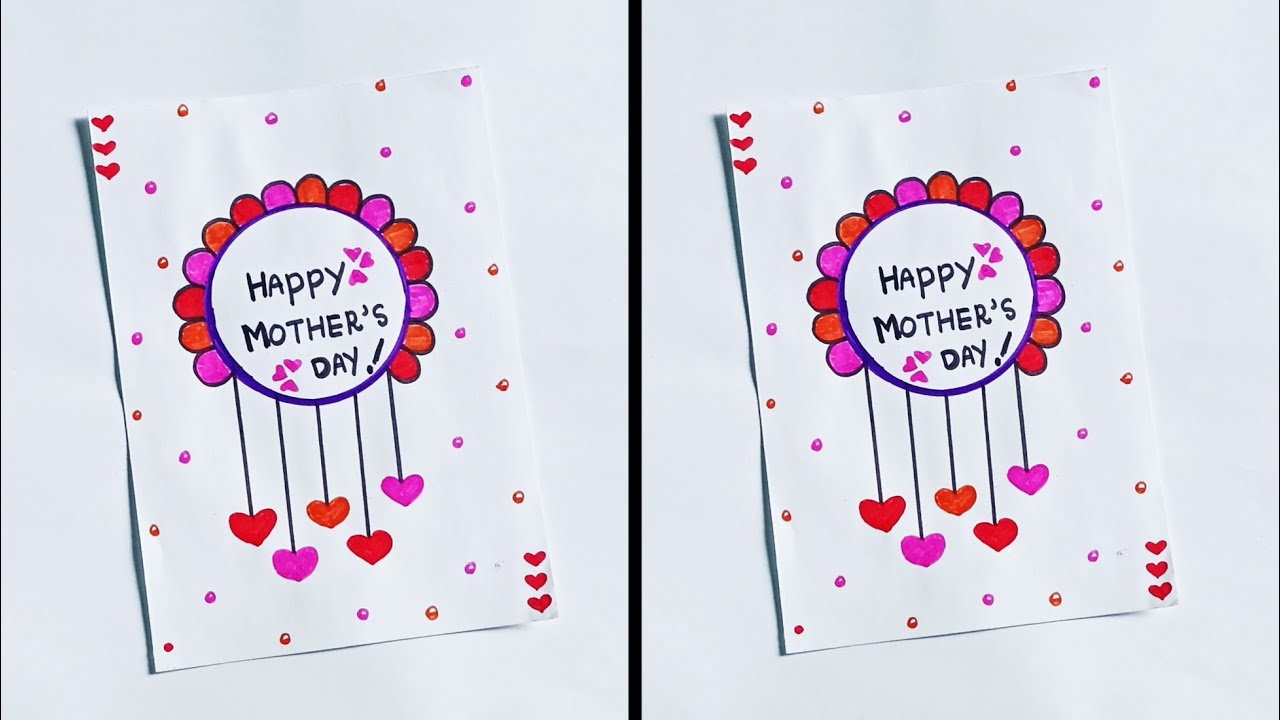 Easy & Beautiful Mother's Day Card / Mother's Day Greeting Card / Happy ...