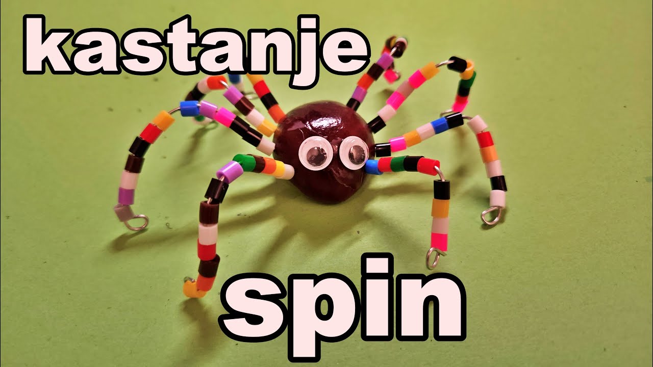 spin kastanje | tutorial | spider chestnut - YouTube