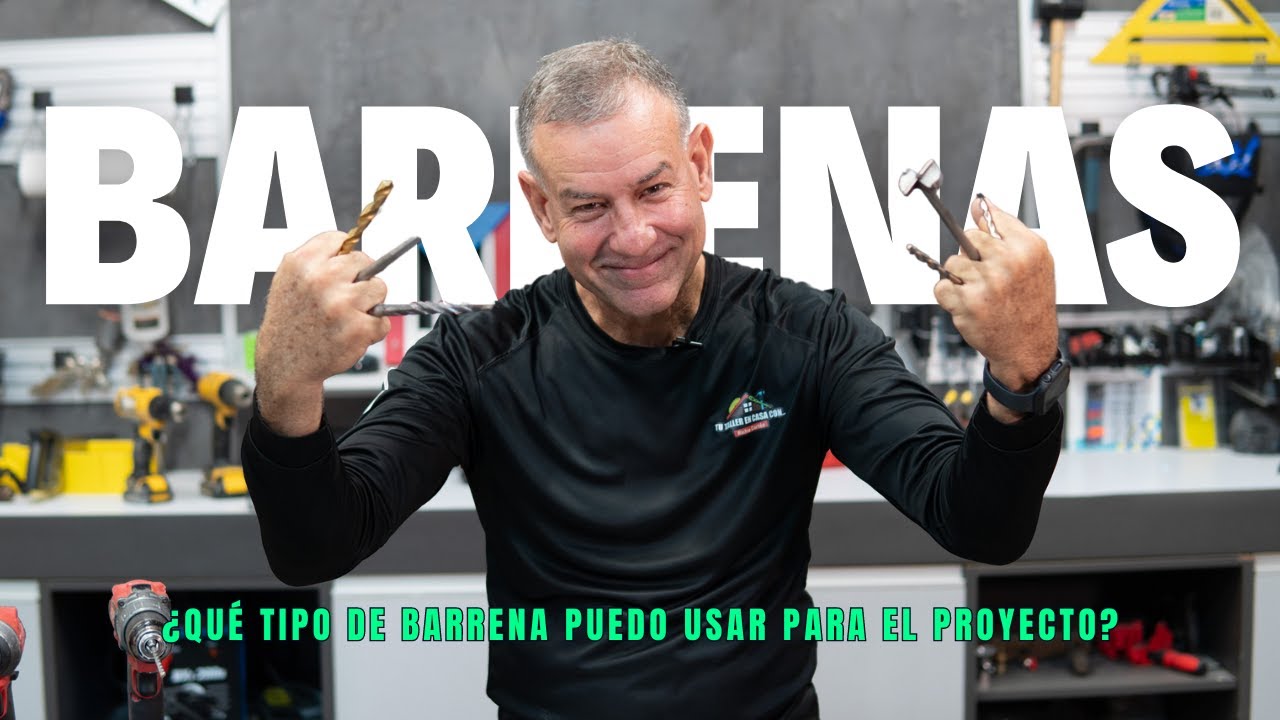 BARRENAS | ¿Qué tipo de barrena puedo usar para el proyecto? - YouTube
