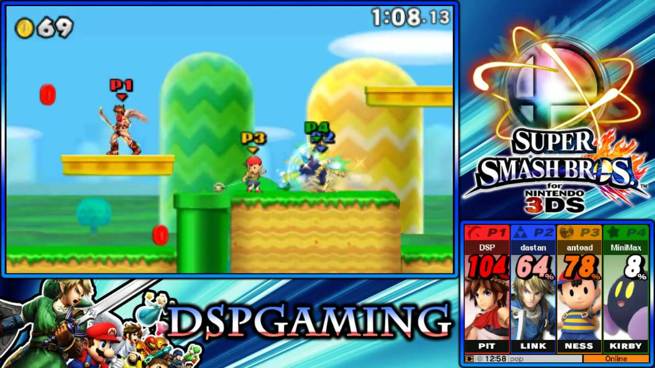 Getting SMASHED Oct. 21: Super Smash Bros. (3DS) MP pt5 - YouTube