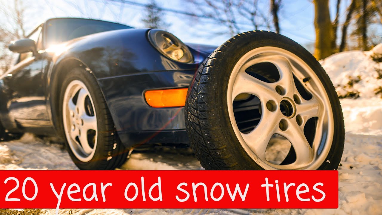 20 year old snow tires on a Porsche 911 993? - YouTube