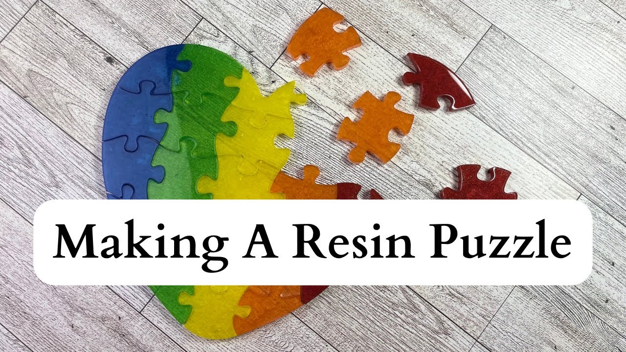 Making My First #resin Puzzle - YouTube