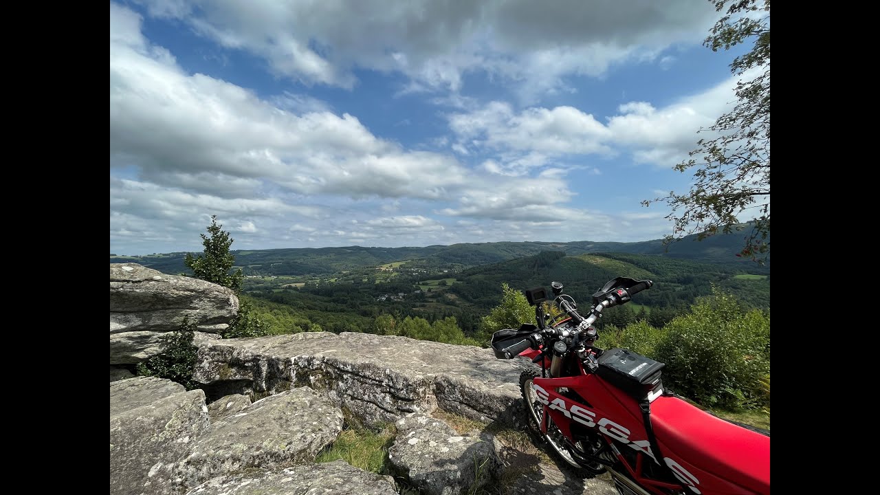 Gas Gas ES 700 2023 // Balade off road Massif des Monédières ...