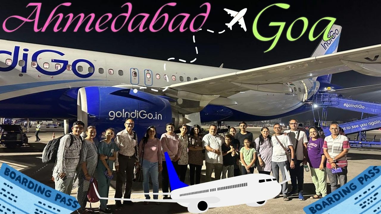 Ahmedabad To Goa By Flight. 🛫🛬.#ahmedabad #airport #goa - YouTube