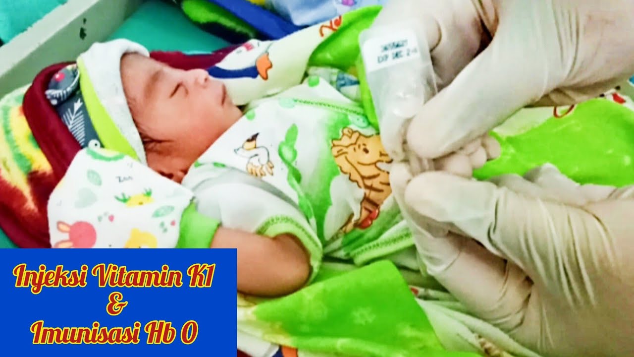 INJEKSI VITAMIN K1 || IMUNISASI Hb 0 PADA BAYI USIA 0 HARI #injeksi # ...