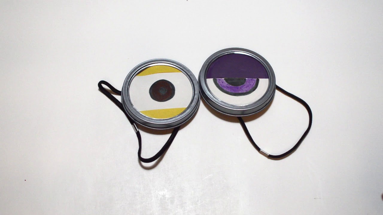 How To Make Minion Goggles Out Of Cardboard