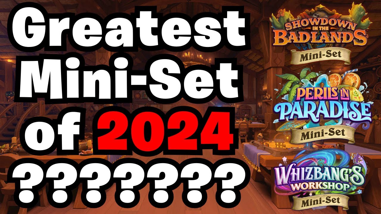 Ranking Every Hearthstone Mini-Set of 2024 - Which Is the Best? - YouTube