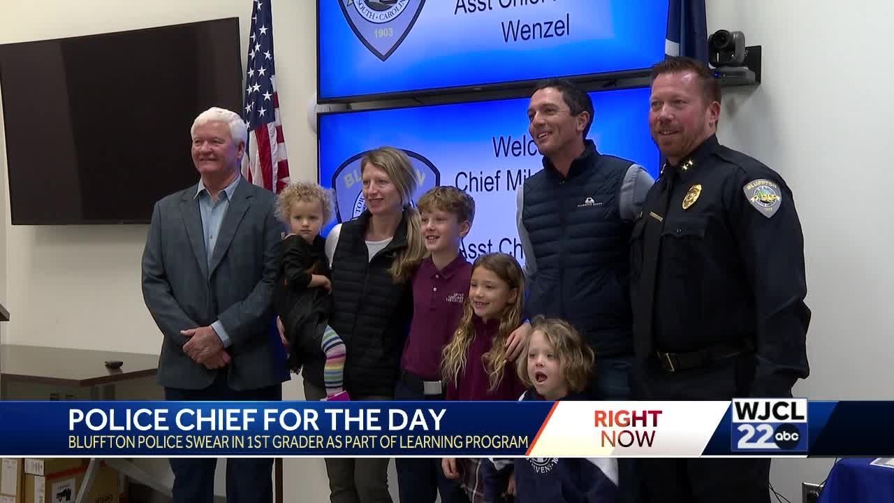 News We Love: Meet Bluffton's new police chief. She's in the 1st grade ...