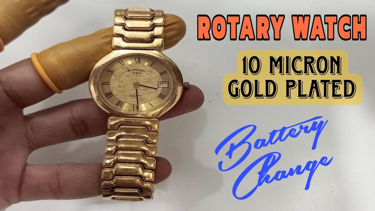 How To Change Battery ROTARY Watch | rotary watch battery replacement ...