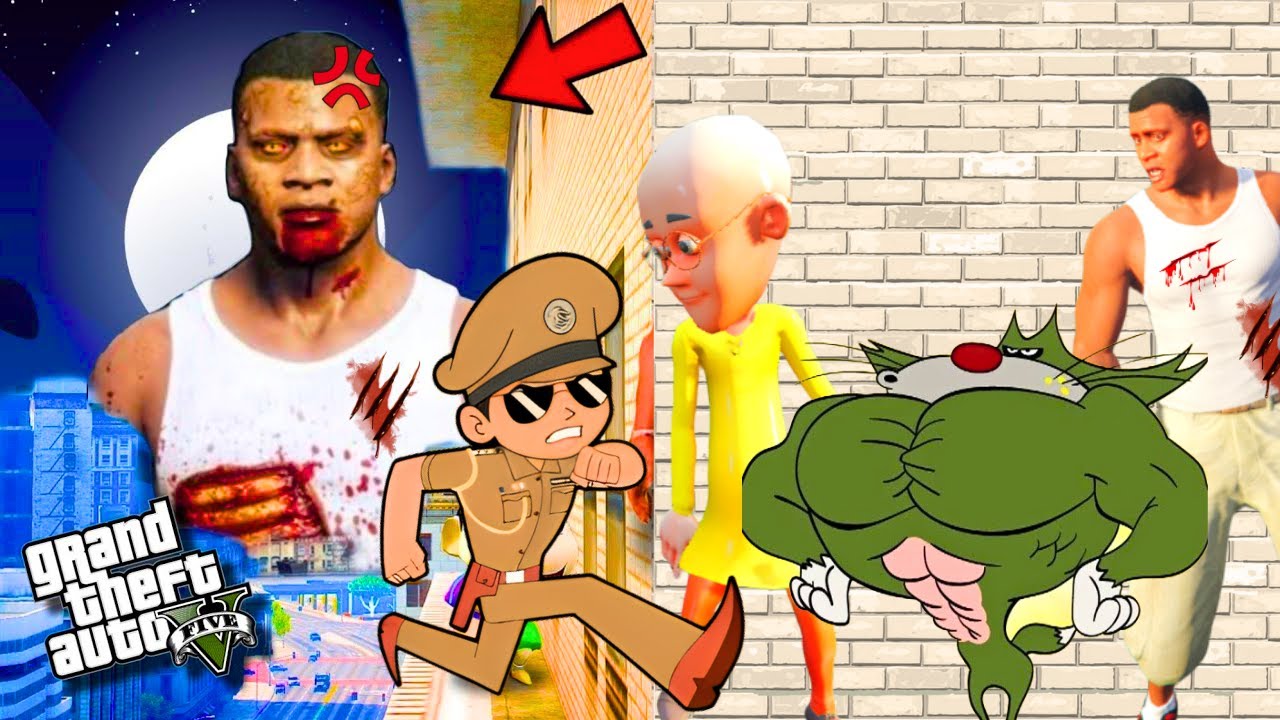 Zombie Franklin Play Airport Ramp Challenge With Kicko,Franklin,Oggy ...