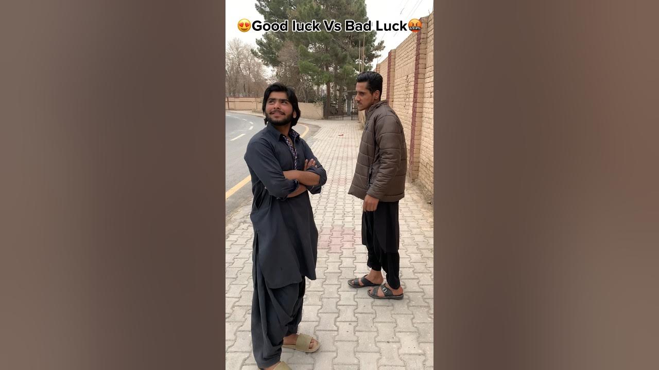Good luck vs Bad luck 🤣 like ️ #funnyvideo #viralshorts #funny #bachiya ...