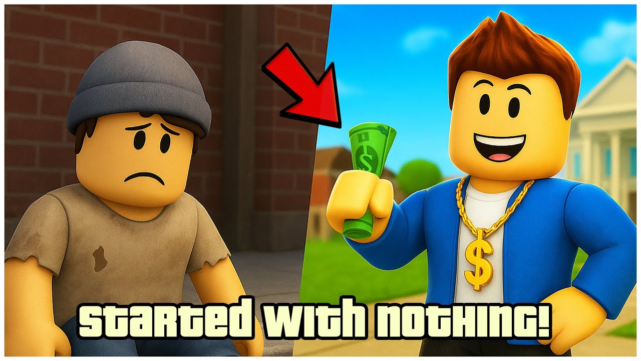 Becoming RICH From NOTHING in Roblox Homeless Simulator! 2025 | Ogygia ...
