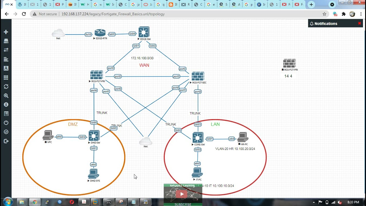 Networks Learning Fortinet Fortigate Firewall 6.4.5 High Availablity ...
