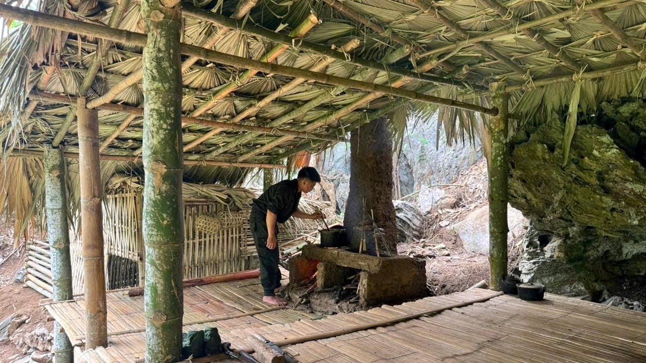 Build primitive stoves with earth and stone. Go fishing in the forest ...