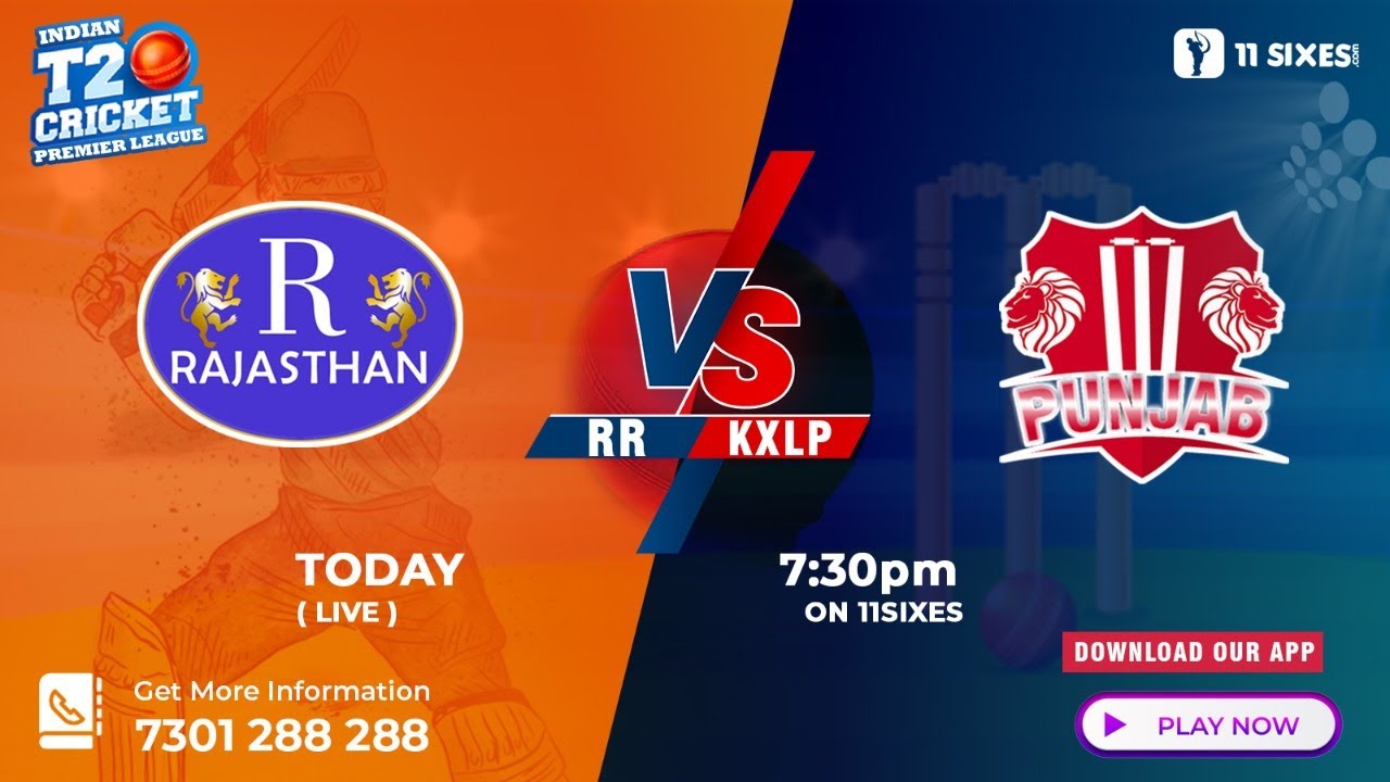 LIVE IPL T20 | RRvsKXIP | IPL T20 CRICKET || Live Scores and Commentary ...