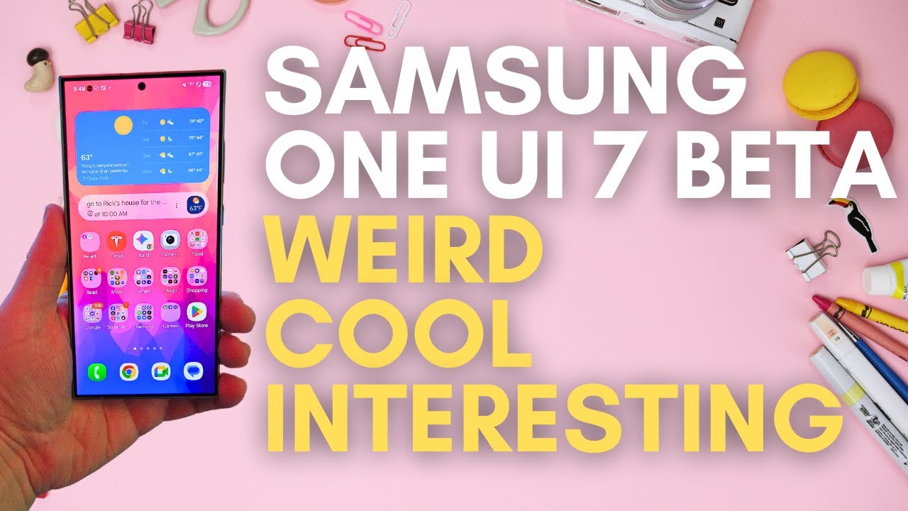 Samsung One UI 7 Beta Weird, Cool and Interesting Things I Found - YouTube
