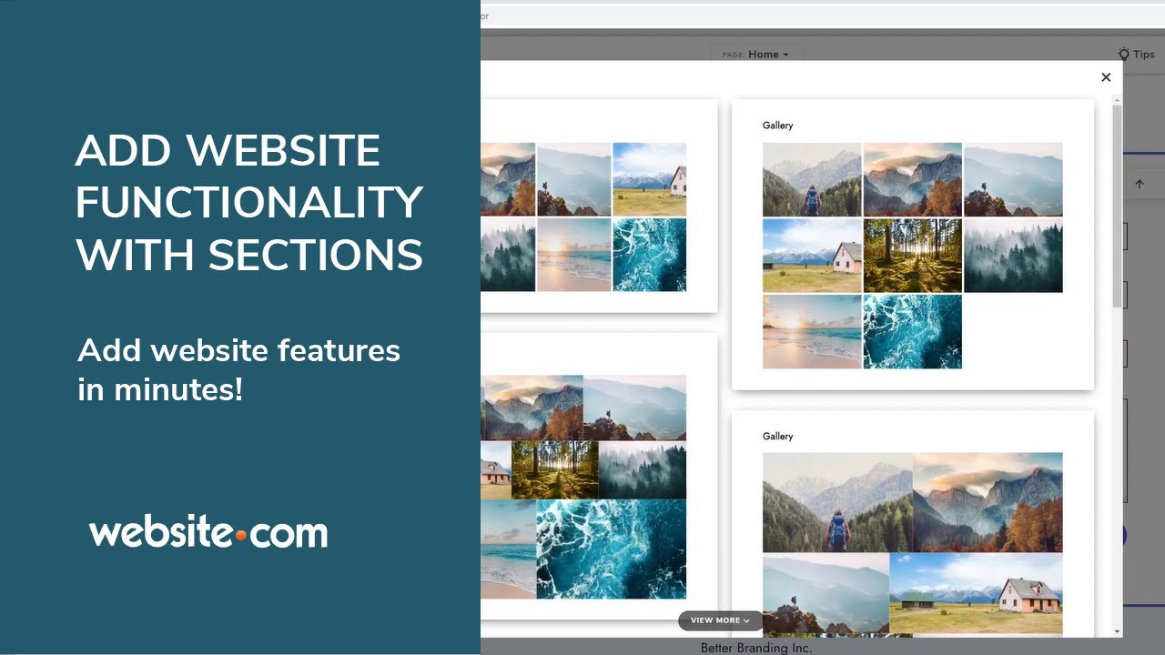 Add Functionality To Your Website With Sections Youtube