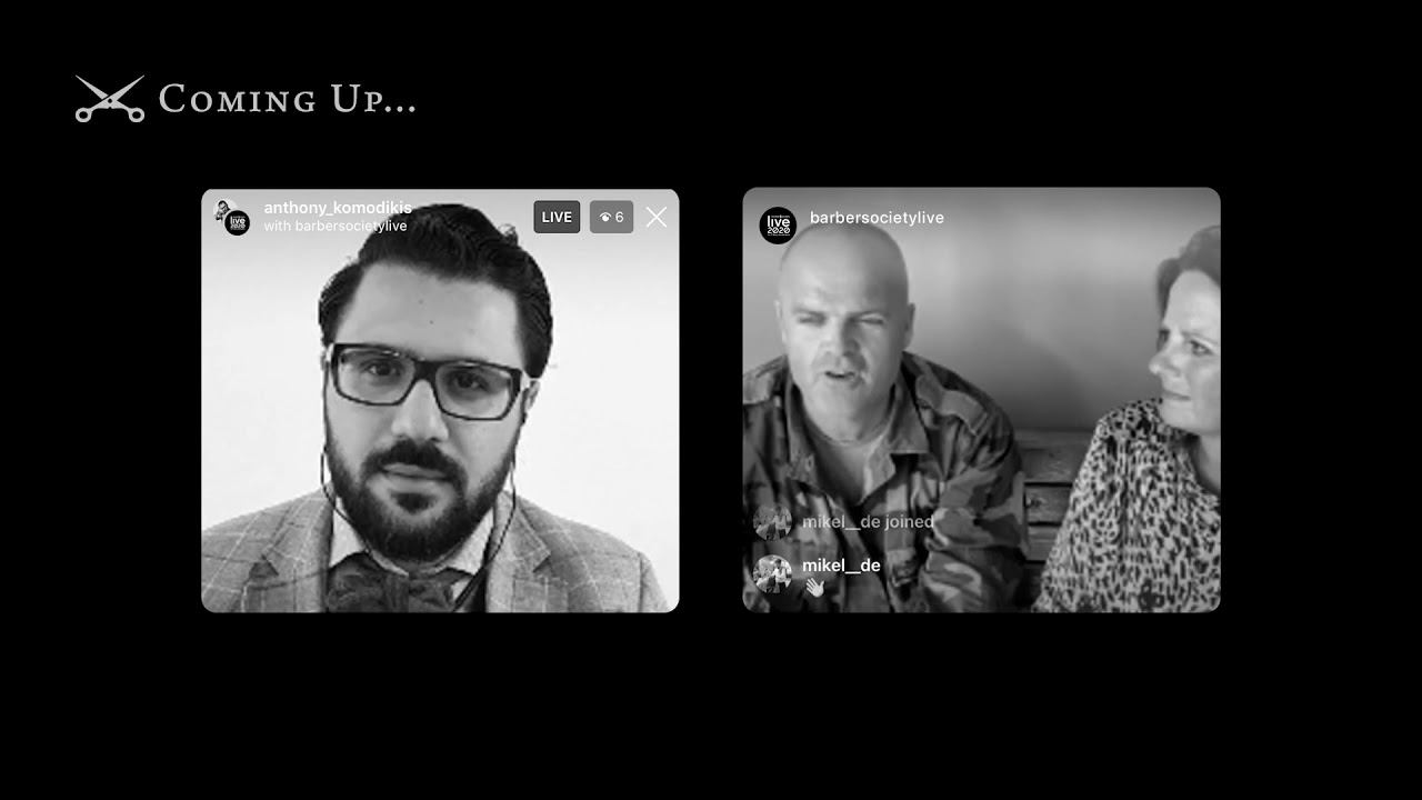 Preview of Barber Society with Marc & Miranda - YouTube