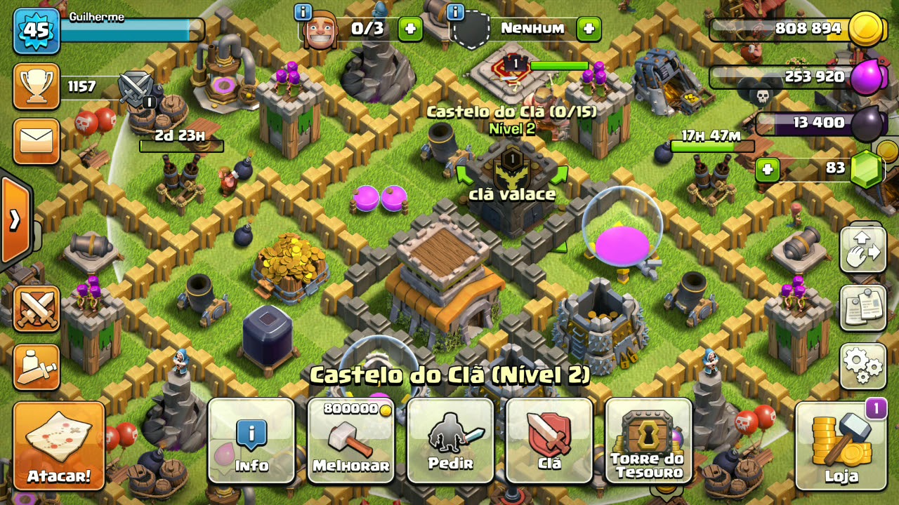 Jogando clash of clã - YouTube