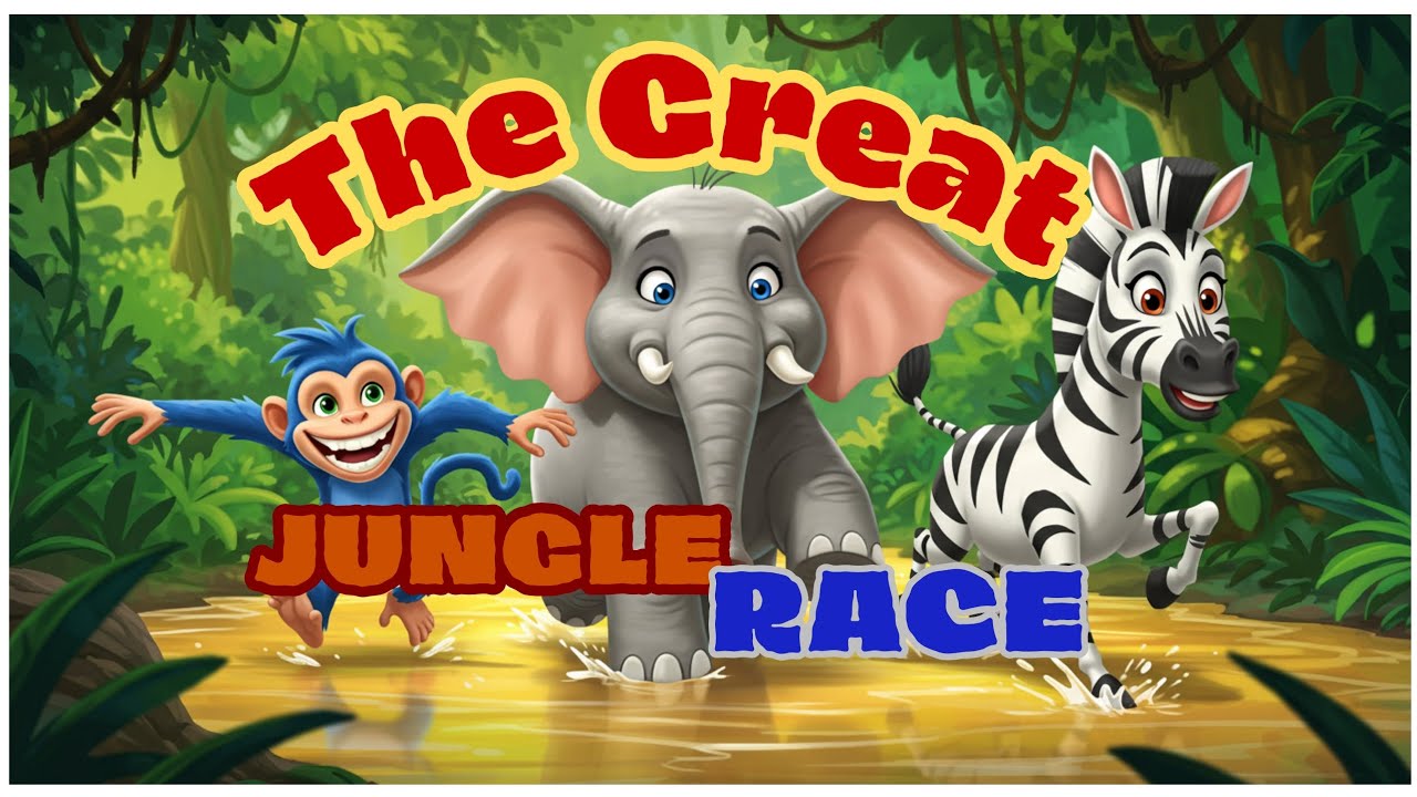 THE GREAT JUNGLE RACE 🐒Max The Mischievous Monkey - YouTube