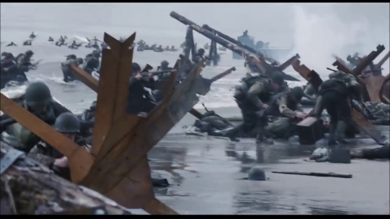 Saving Private Ryan - Omaha Beach battle scene || MG-42 sound - YouTube