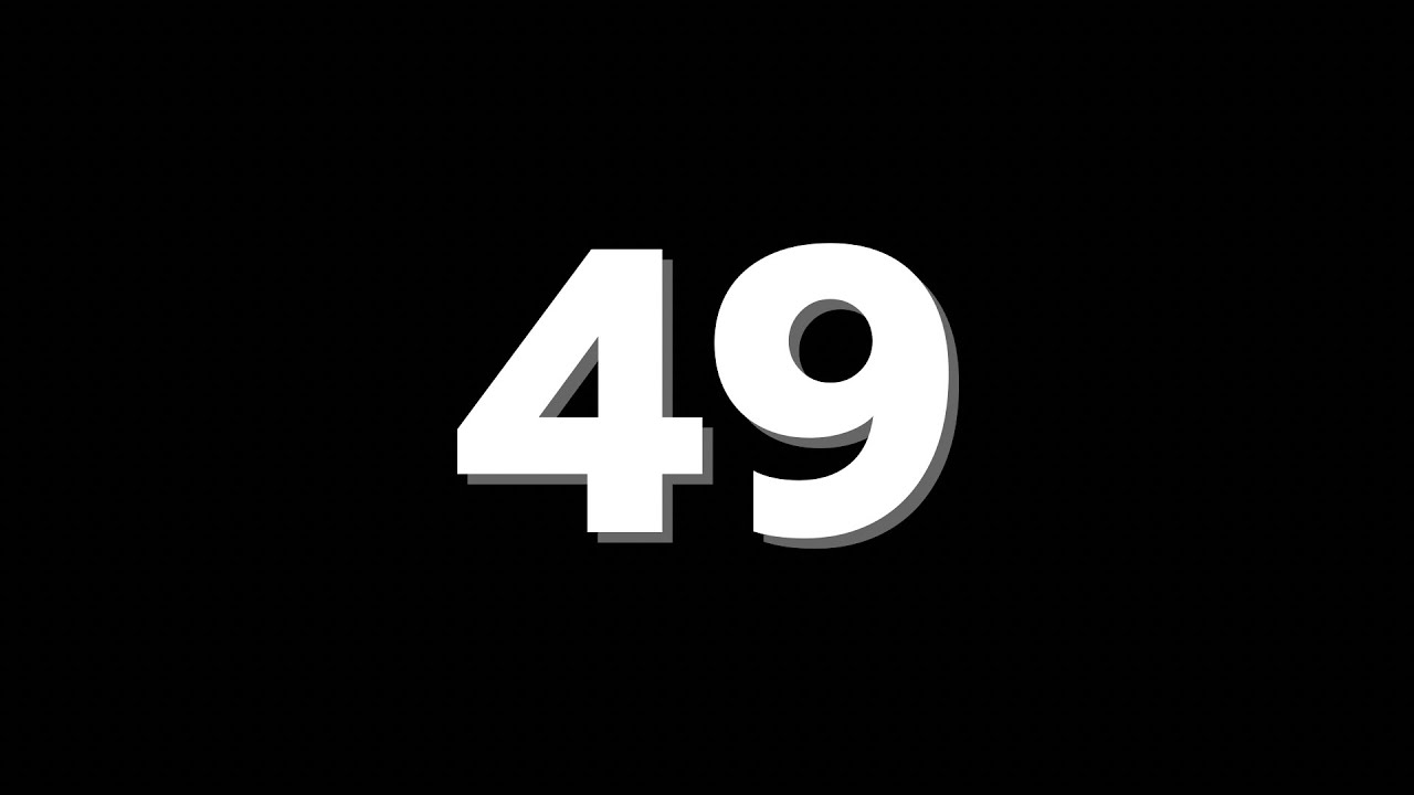 49 Second Countdown Timer With Sound Effect - YouTube