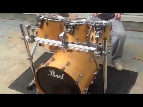 1996 Pearl Masters Custom MMX Drums - YouTube