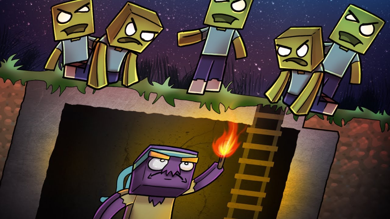 Minecraft | ZOMBIE HORDE DEFENSE - Ultimate Zombie Game! (Will I ...