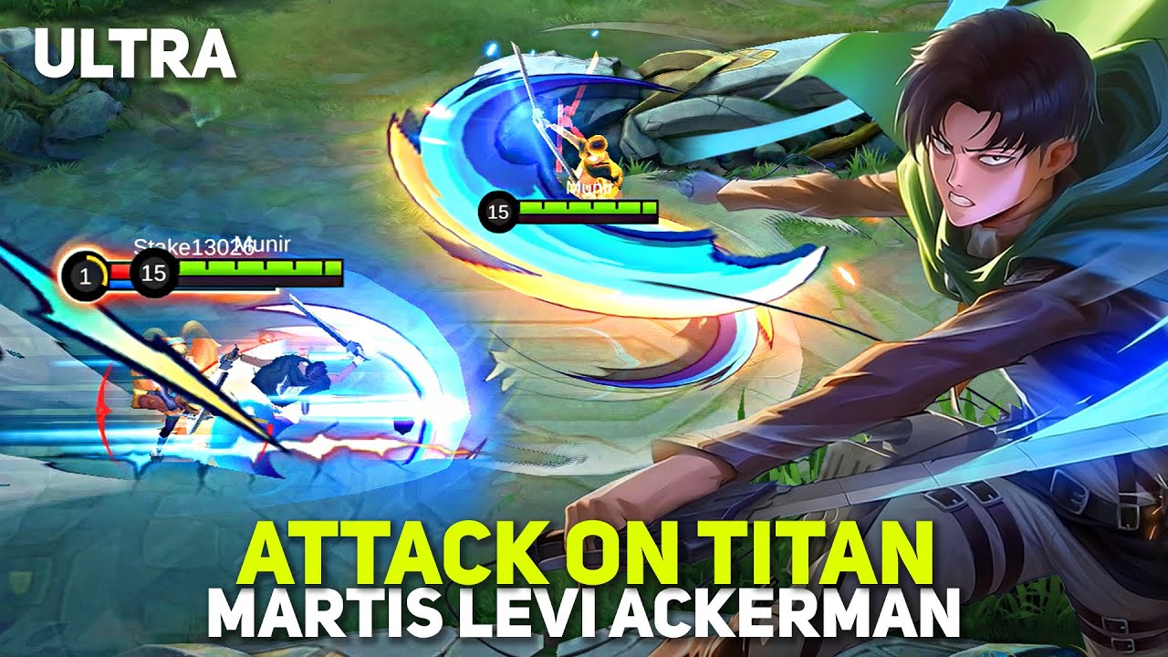New Skin AoT Levi Martis Highlight - All Animation Ultra - Mobile ...